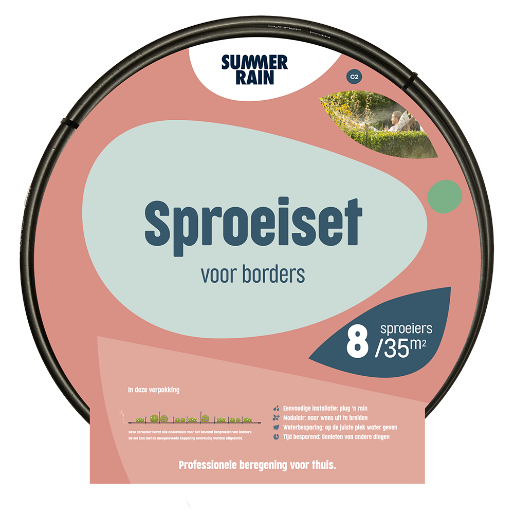 Sproeiset borders 35m² - SummerRain